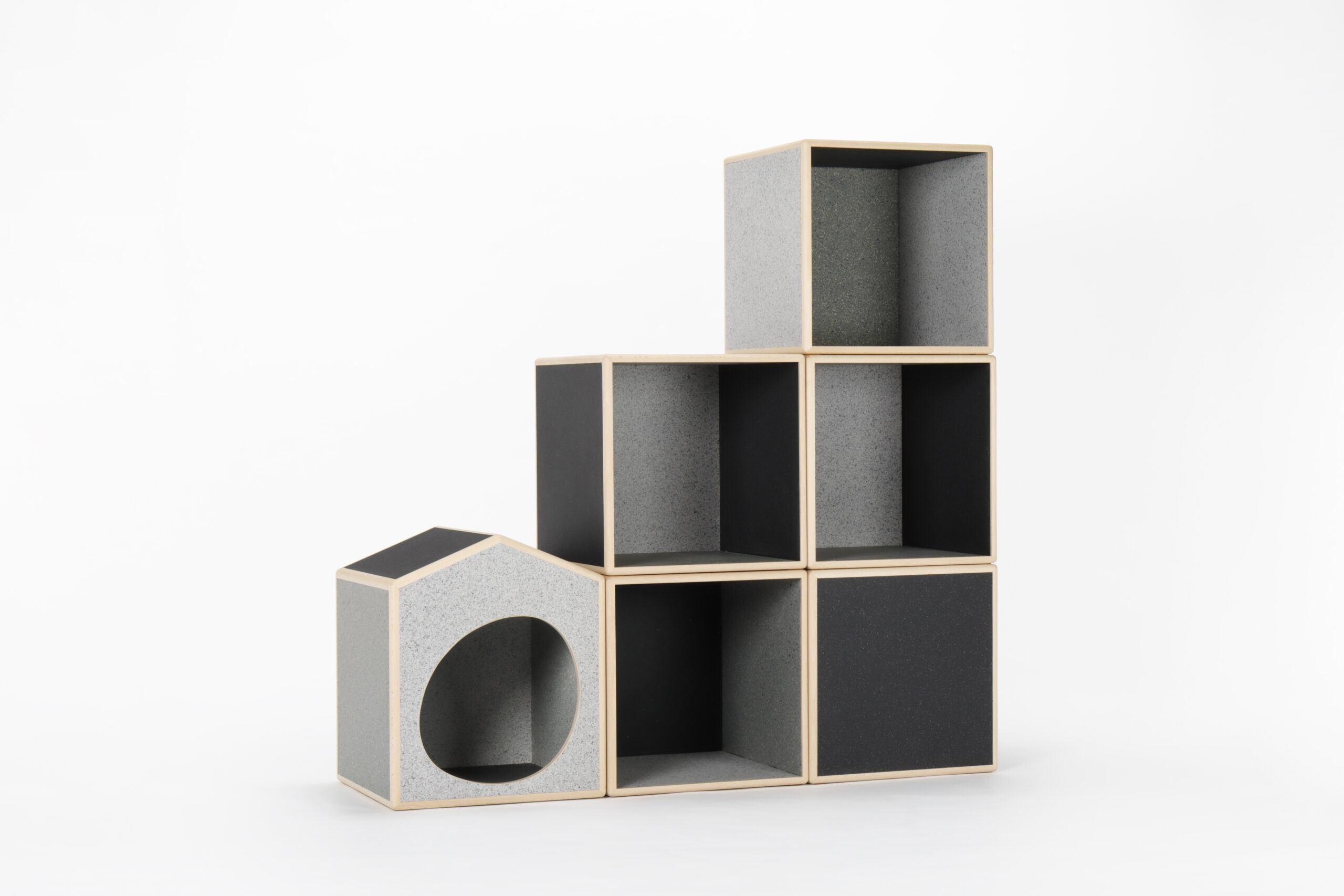 環境に配慮したサステナブルなユニット家具【PANECO® BOX シリーズ】繊維リサイクル素材を五十嵐久枝がデザイン