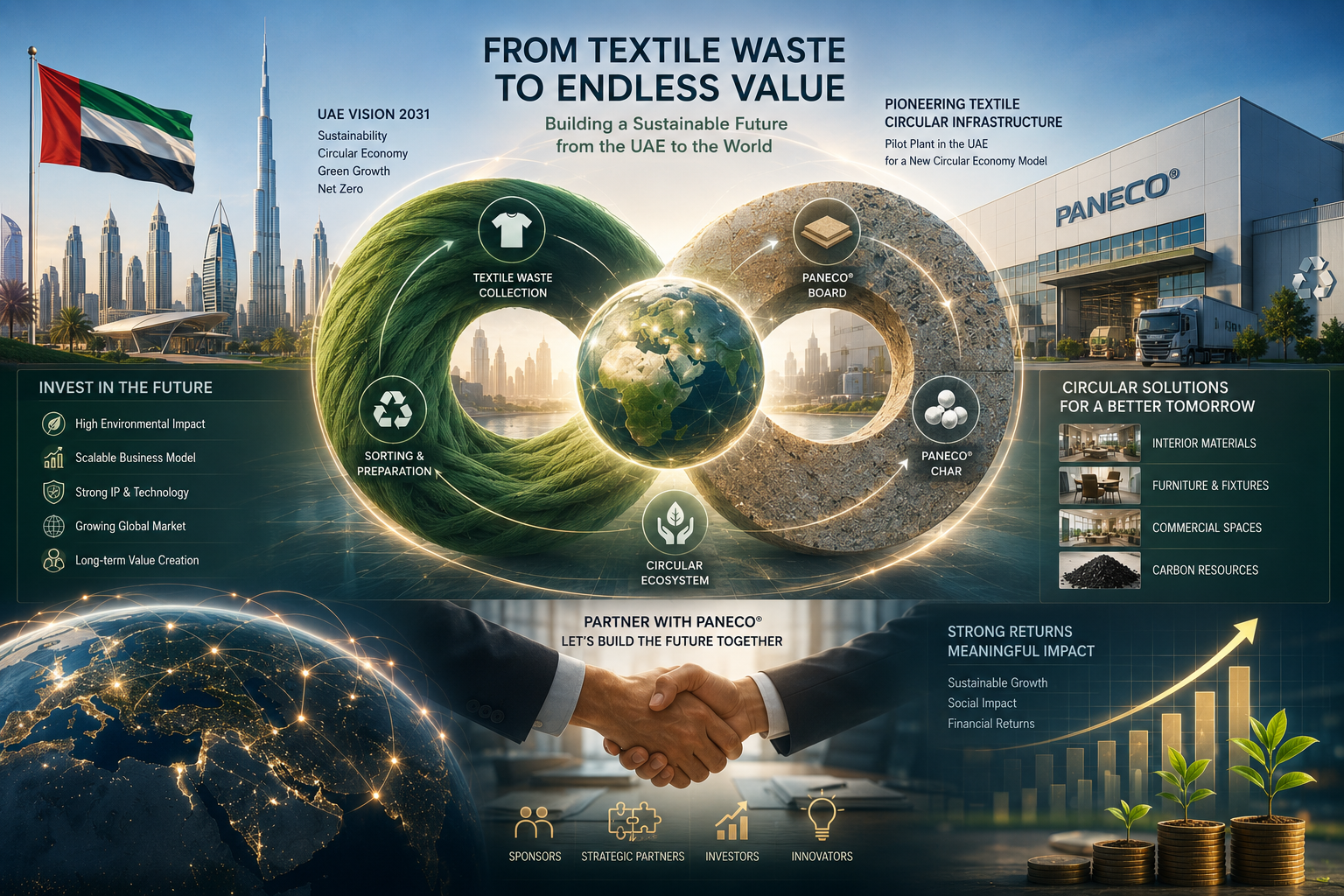 UAE Textile Recycling and Circular Economy | PANECO® Textile Waste ...
